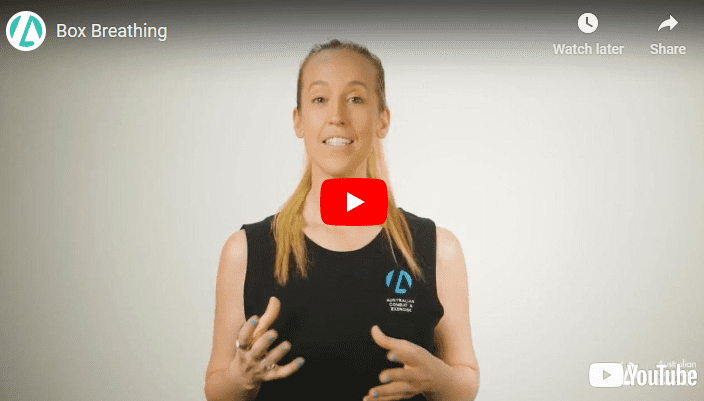 Box Breathing for stress relief | Australian Combat Exercise